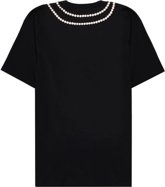 Moschino Logo Print T-Shirt - Black