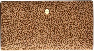 Borbonese Femme, Accessoires, Brun, Taille: ONE Size Compact Graffiti Wallet