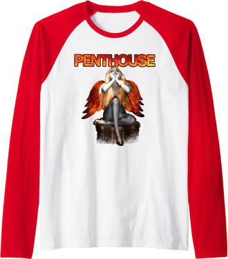 Penthouse Magazine 1998 Angel Pinup Racy Redhead Burlesque Raglan