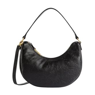 Alviero Martini 1A Classe Sac &agrave; bandouli&egrave;re Antique Geo Leather - Femme - Sacs - Noir - Taille: ONE Size