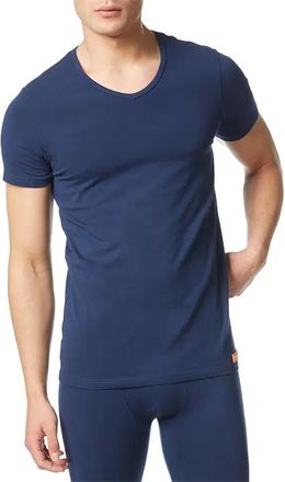 Bruno Banani Herren Unterw&auml;sche blau Baumwolle & Mix unifarben