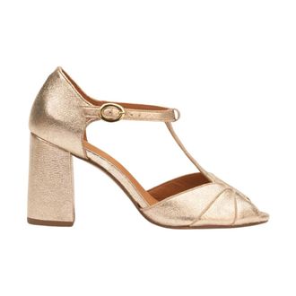 Maison Toufet Femme, Chaussures, Jaune, Taille: 39 EU Sandales en Cuir Faites Main avec Bride Cheville