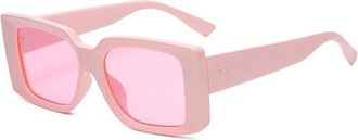 Generic Lunettes De Soleil Vintage For Hommes Et Femmes, Style Streetwear, Id&eacute;ales For Le Sport, La Plage, Les Vacances Et Les F&ecirc;tes.(Pink)