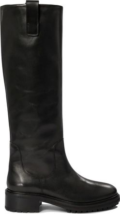 Aeyde Femme, Chaussures, Noir, Taille: 40 EU Bottines noires avec d&eacute;tails &eacute;questres