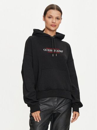 Guess Sweatshirt W4YQ15 KC811 Schwarz Regular Fit