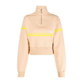 GCDS Gcds, Damen, Sweatshirts & Hoodies, Braun, LGröße