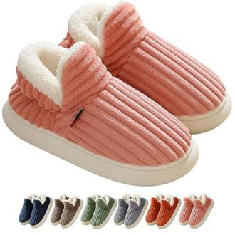 Generic Hausschuhe Winter, Warme Hausschuhe Cozy Weich W&auml;rme Rutschfest Cloud Hausschuhen Damen Herren(Rosa,40/41EU)
