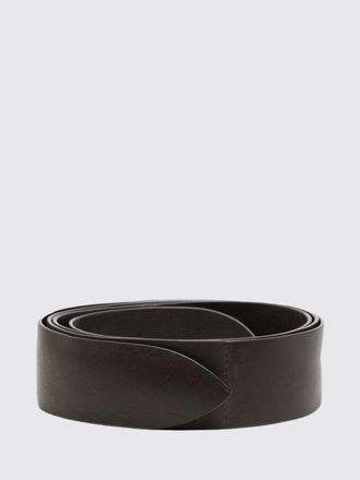 Cortana Ceinture minimaliste en cuir dagneau lisse &agrave; nouer &agrave; la taille