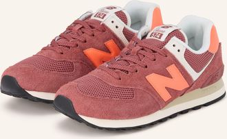 New Balance Sneaker 574 rot