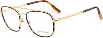 Ermenegildo Zegna Homme, Accessoires, Jaune, Taille: ONE Size Monture de lunettes aviateur