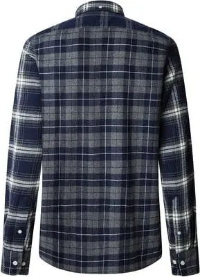 Fa&ccedil;onnable Chemise col am&eacute;ricain &agrave; carreaux en coton