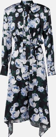 Stella McCartney Bedrucktes Midikleid aus Satin