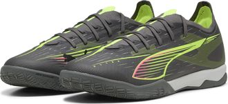 Puma Erwachsene Ultra 5 Match IT Futsalschuhe 44.5, Matte Aged Silver Yellow Alert Blue Gray