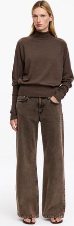 Arket ELM Low Flared Jeans -Braun