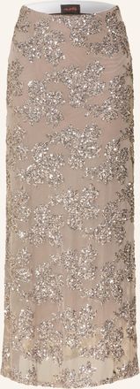 Miss Goodlife Miss Goodlife Mesh-Rock Mit Pailletten beige