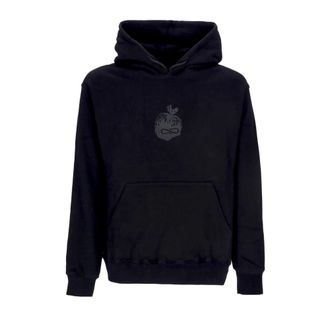 PROPAGANDA Schwarzer Hoodie mit K&auml;ngurutasche - - Sweatshirts & Hoodies - Herren - Schwarzk - XS