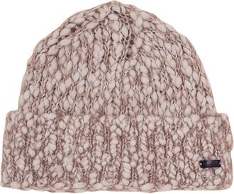 Fedeli bonnet en maille torsadée - Rose