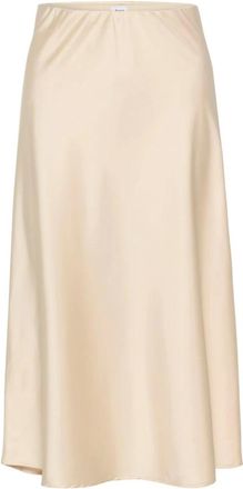 Saint Tropez Femme, Jupes, Beige, Taille: 42 FR Élégante Jupe DisaSZ CrSme Br-lge