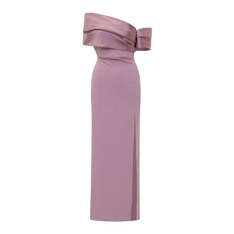 Solace London Femme, Robes, Violet, Taille: 34 FR Alexis Maxi Dress