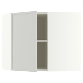 IKEA METOD Wandeckschrank mit Regalb&ouml;den