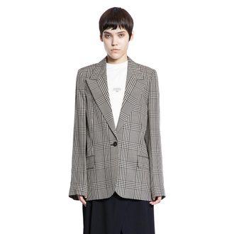 Acne Studios Jukera Stewart Check Summer Blazer