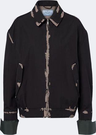 Prada Blouson aus Baumwoll-Devor&eacute;