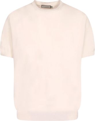 Canali Homme, Pulls, Blanc, Taille: XL Maille ras du cou