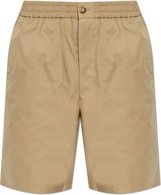 Ami Homme, Shorts, Brun, Taille: M Cotton Shorts With Pockets