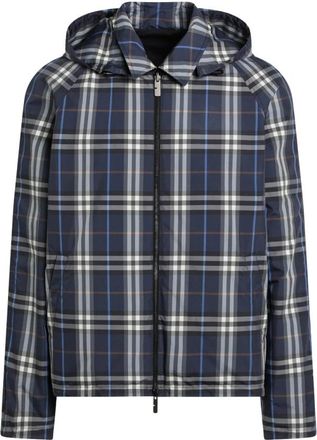 Burberry Homme, Vestes, Bleu, Taille: M Veste R&eacute;versible &agrave; Carreaux en Coton