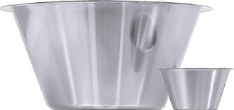 Contacto Edelstahl Schüssel 8 l, graduiert tief konisch 31 cm