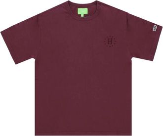HUF Galaxien L&auml;ssiges Top Wein T-Shirt - - Tops - Herren - Rot - XL