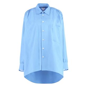 Bottega Veneta Oversize Shirt - - Blouses & Shirts - Damen - Blau - XS