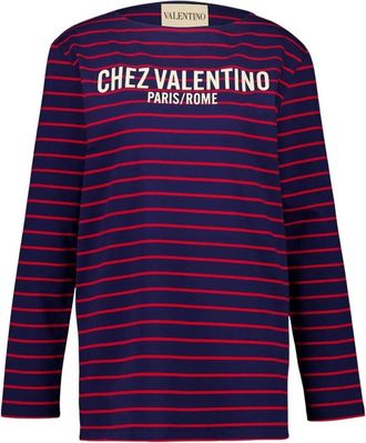 Valentino Garavani Femme, Tops, Multicolore, Taille: 36 FR Haut &agrave; Manches Longues Ray&eacute;