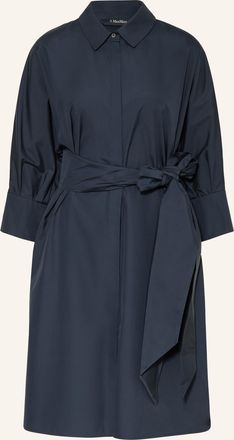 Max Mara Hemdblusenkleid Tabata Mit 3/4-Arm blau