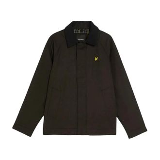 Lyle & Scott Lang&auml;rmliger Blazer mit Rei&szlig;verschluss - - Jackets - Herren - Schwarzk - L