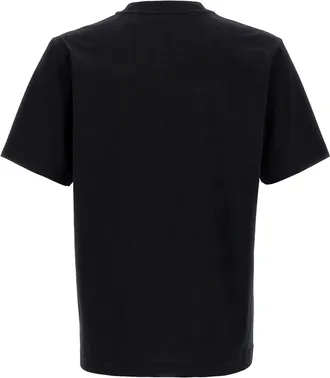 Burberry Logo-Embossed Knight Stamp T-Shirt - Black