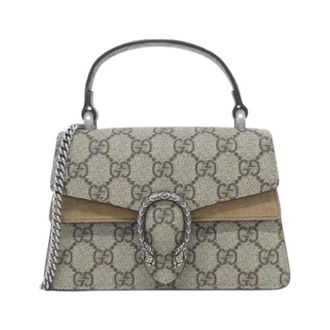 Gucci Pre-owned Sac bandouli&egrave;re en toile GG Supreme Dionysus - Femme - Pre-owned - Beige - Taille: ONE Size