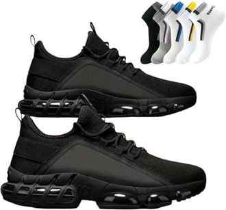 Generic Chaussures orthop&eacute;diques pour homme - L&eacute;g&egrave;res et respirantes - Avec soutien de la vo&ucirc;te plantaire int&eacute;gr&eacute;, Noir, 42.5 EU