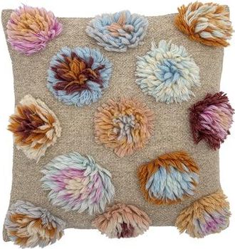 Bloomingville Somma Kissen, Blue, Wolle, L50xB50 cm