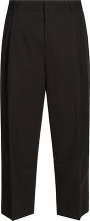 Maison Kitsun&eacute; kurze Faltenhose - Schwarz