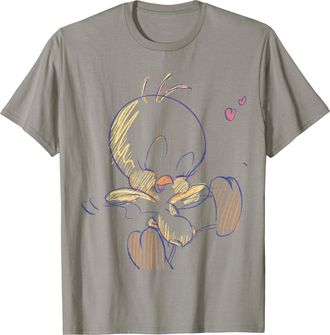 Looney Tunes Looney Tunes Tweety Draw Valentine T-Shirt