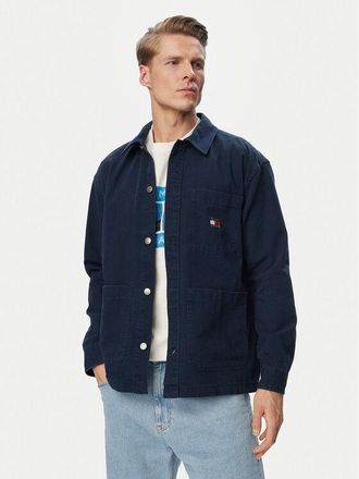 Tommy Jeans Jeansjacke DM0DM20236 Dunkelblau Regular Fit