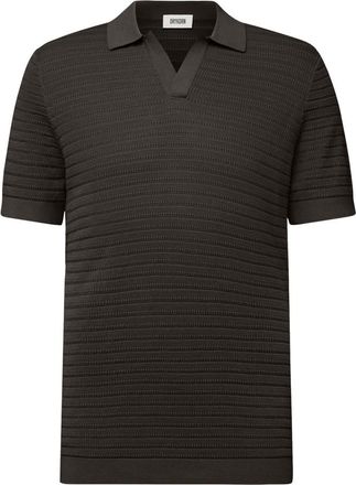 Drykorn Sommerliches Strick-Poloshirt mit Variokragen in