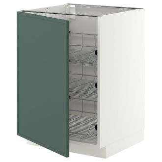 IKEA METOD Unterschrank mit Drahtk&ouml;rben