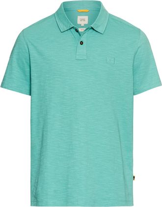 Camel Active Herren Kurzarm Poloshirt aus Organic Cotton Grün, Menswear-XXL