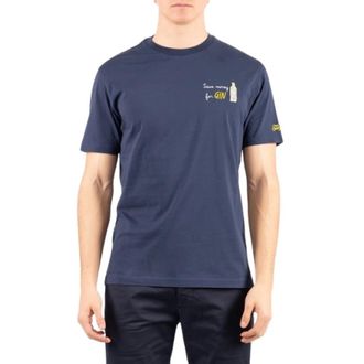 Saint Barth Portofino T-Shirt - - Tops - Herren - Blau - XL