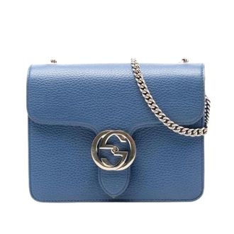 Gucci Sac bandouli&egrave;re mini doccasion - Femme - Pre-owned - Bleu - Taille: ONE Size