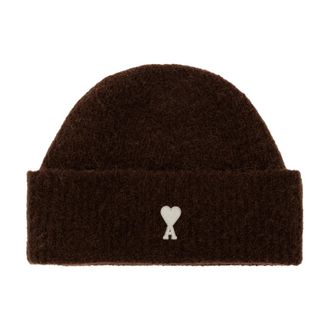 Ami De Coeur Beanie - - Accessories - Herren - Braun - ONE SIZE