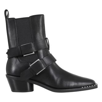 Ash Bottine Noire Clout&eacute;e Heron01 - Femme - Chaussures - Noir - Taille: 37 EU