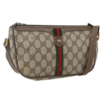 Gucci Sac bandouli&egrave;re en plastique Pre-owned - Femme - Pre-owned - Beige - Taille: ONE Size